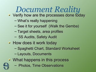 Leadership institute lean kaizen briefing 8 16 13 handout | PPT