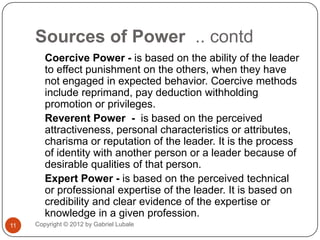 Leadership in the Public service | PPTX