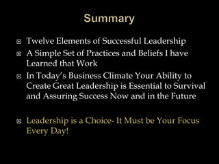 Leadership Is A Choice | PPTX