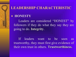 Leadership is in the eye of the follower | PPT