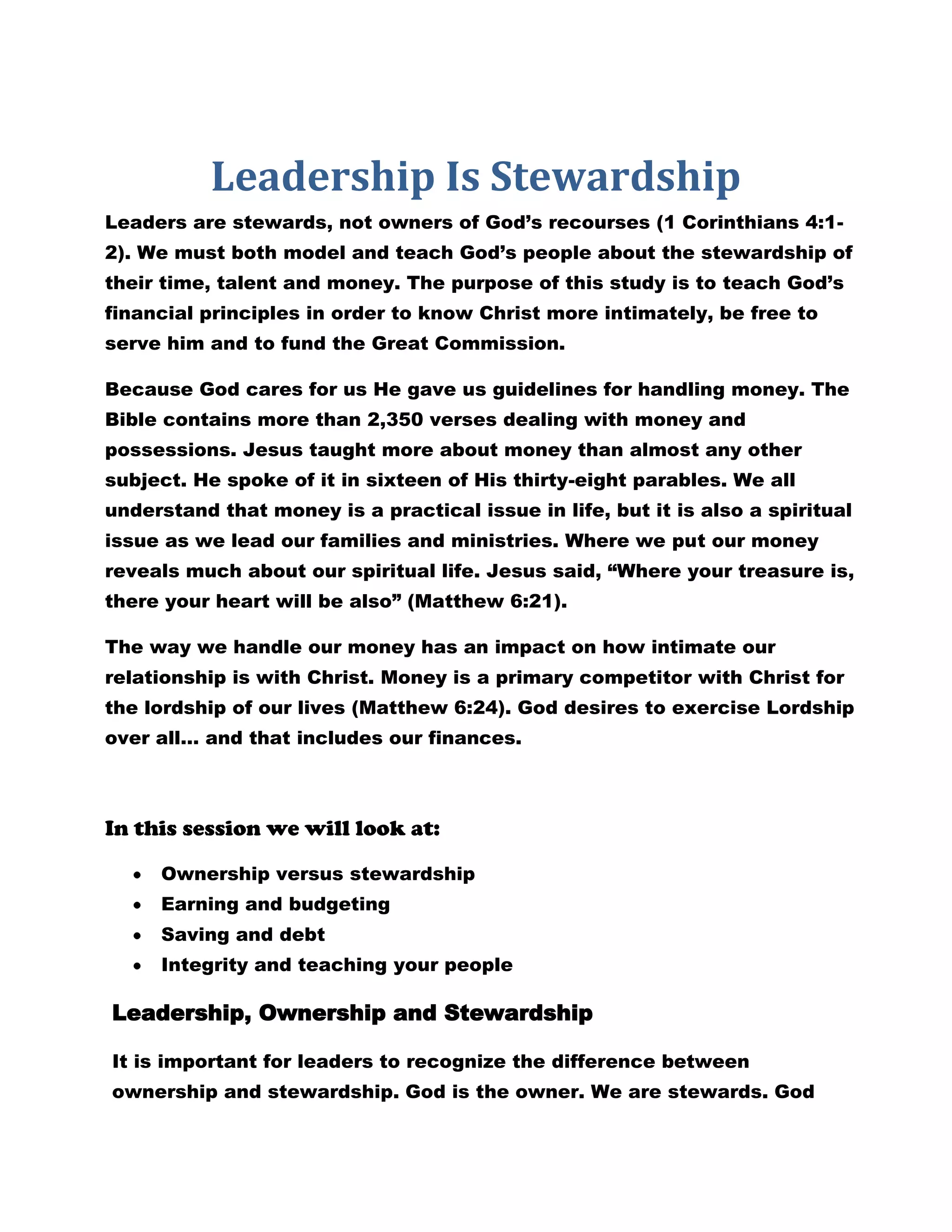 Leadership is stewardship bryan23 | DOCX