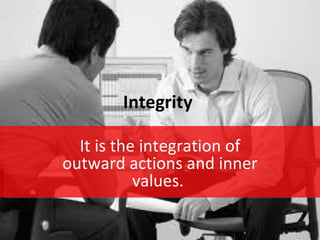 Leadership its all about character | PPT