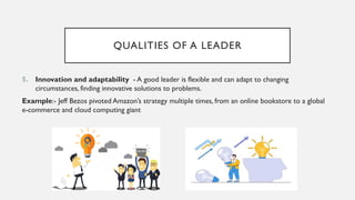 LEADERSHIP AND IT'S INNATE QUALITIES PPT | PPT