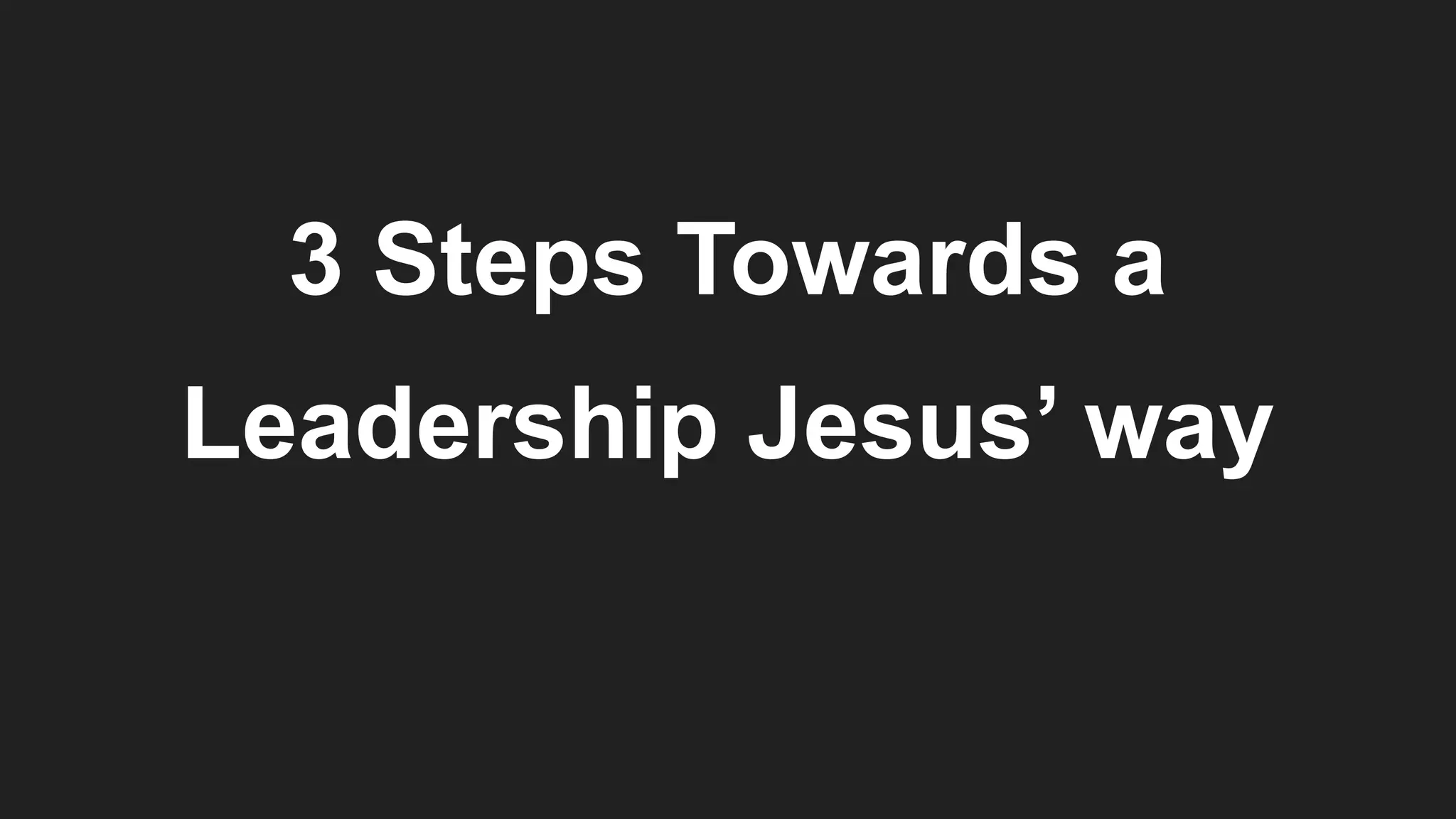 The leadership of Jesus……………………………………….. | PDF