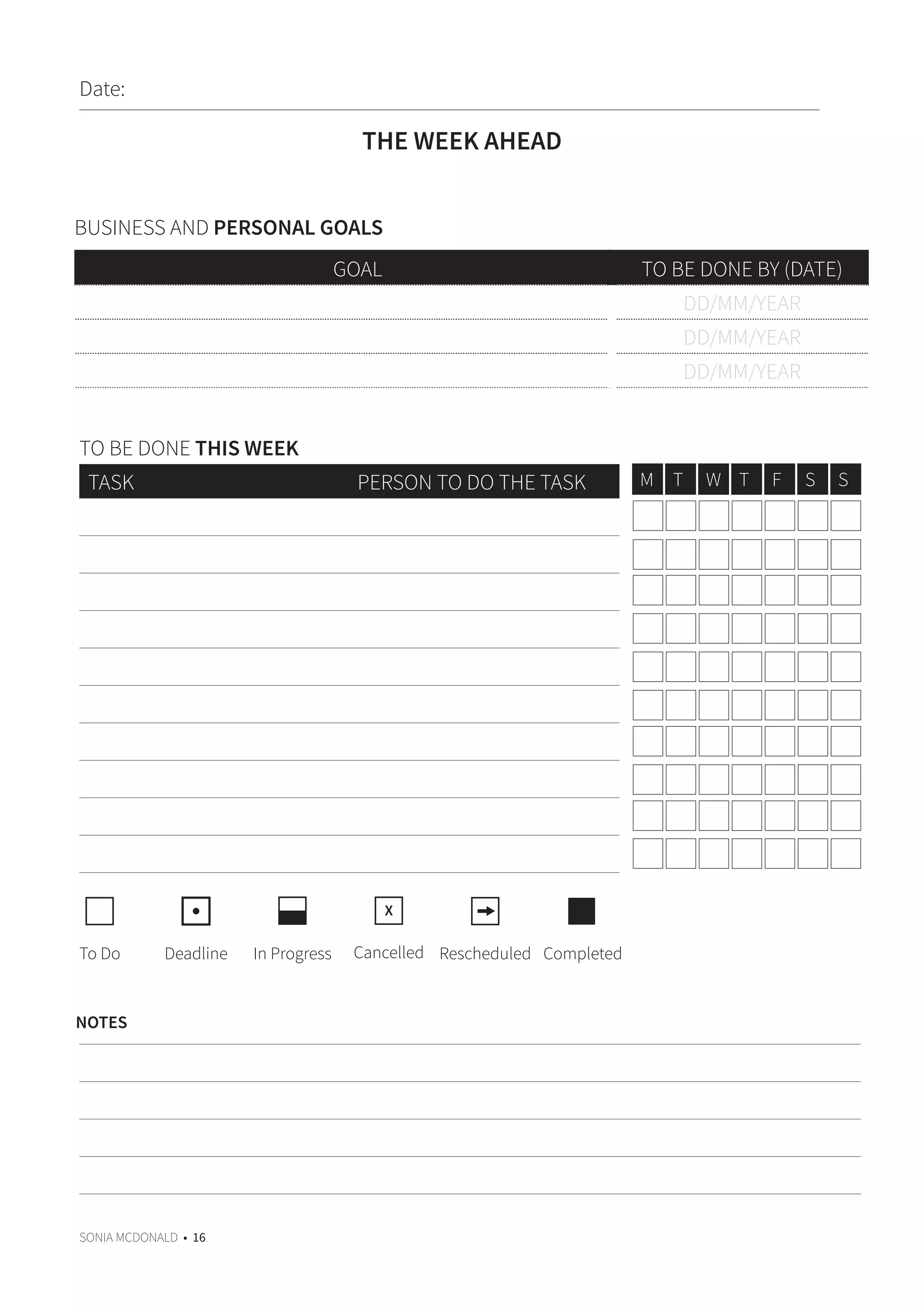 Leadership Planner Sample | PDF