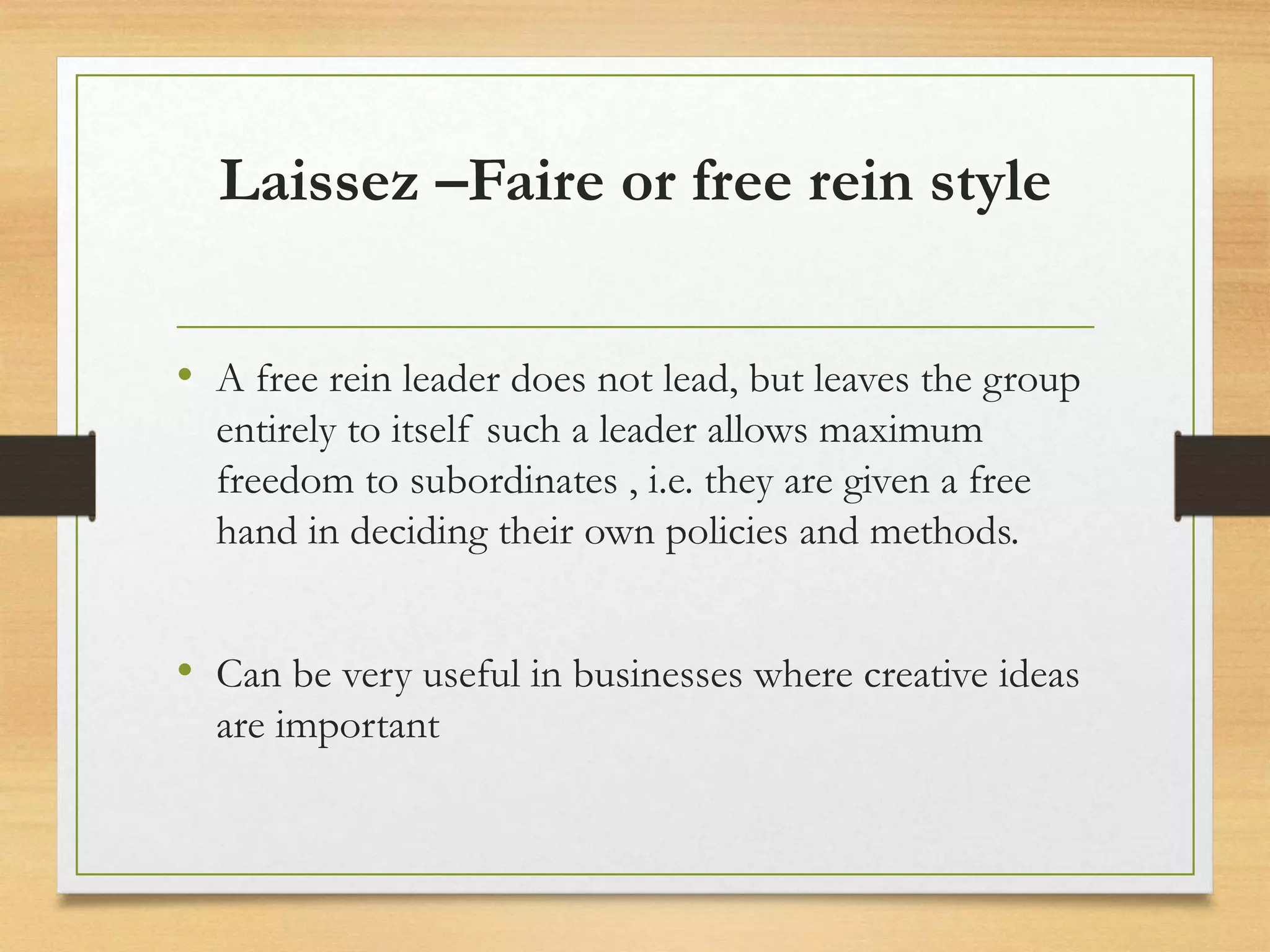 Leadership and leadership approaches | PPTX