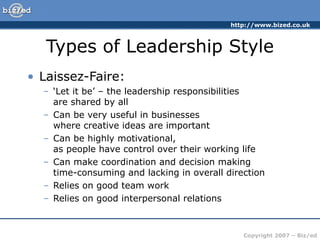 Leadership lecture | PPT