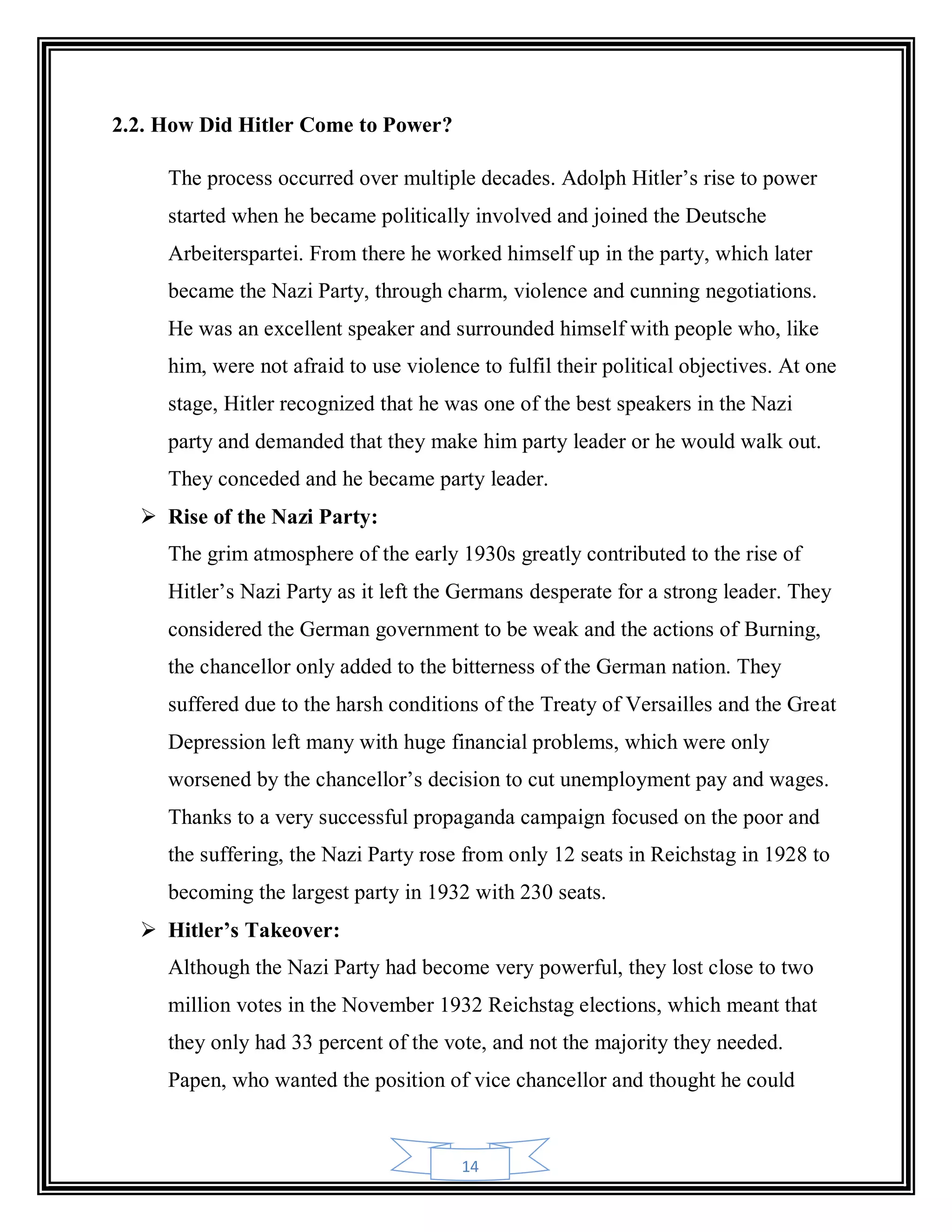 Leadership lesson from adolf hitler | PDF