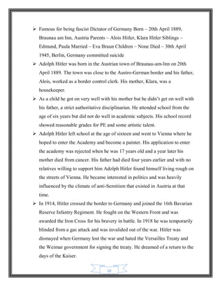Leadership lesson from adolf hitler | PDF