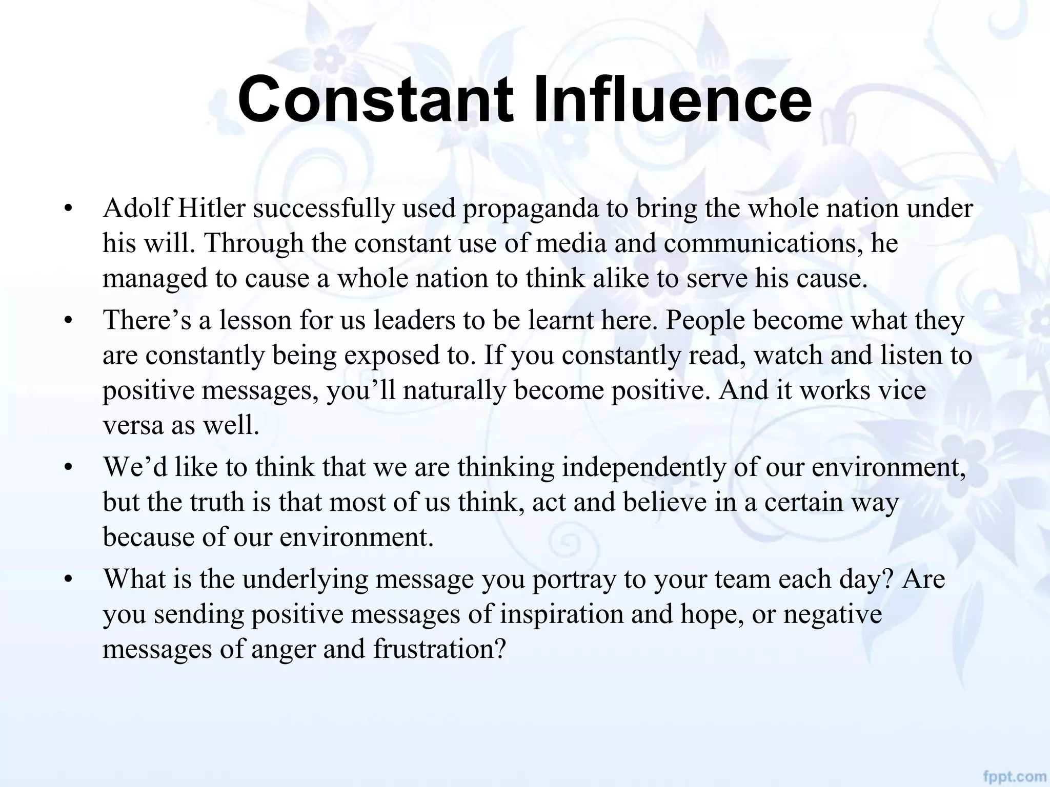 Leadership lesson from adolf hitler | PPTX