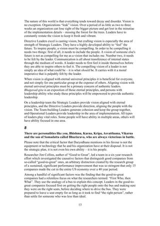 Leadership lessons from bhagavad gita 0 | PDF | Hinduism | Religion ...