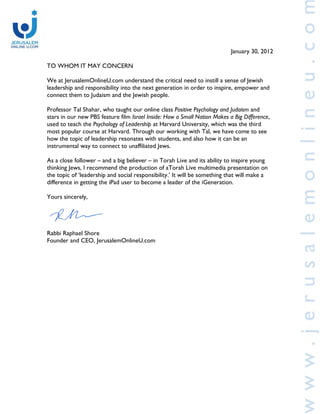 Leadership letters | PDF