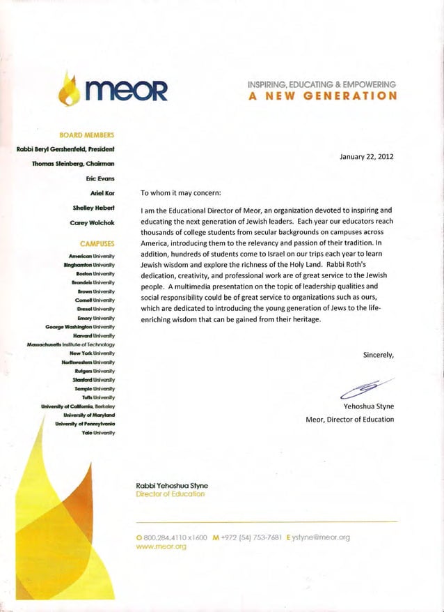 Leadership letters | PDF