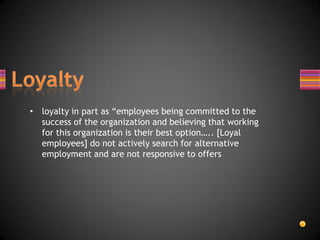 Leadership & Loyalty | PDF