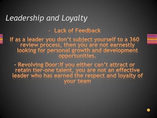 Leadership & Loyalty | PDF