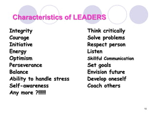 Leadership & Management | PPT
