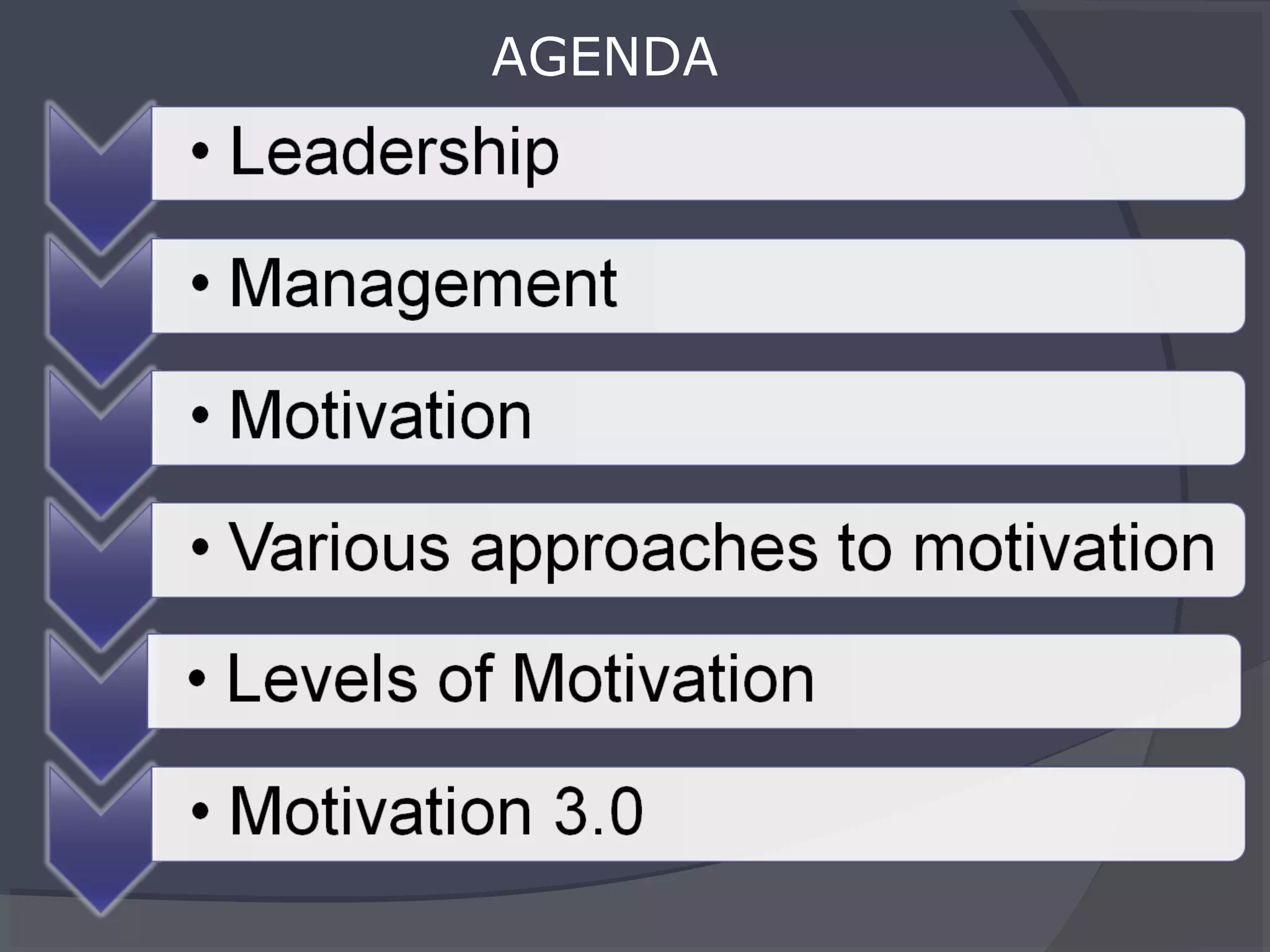 Leadership, management and motivation | PPT