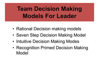 Leadership manual presentation | PPT