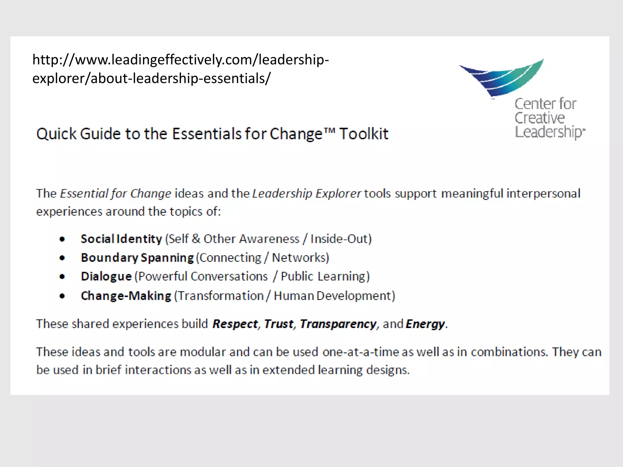 Leadership Metaphor Explorer CCL Labs Webinar Series | PPT
