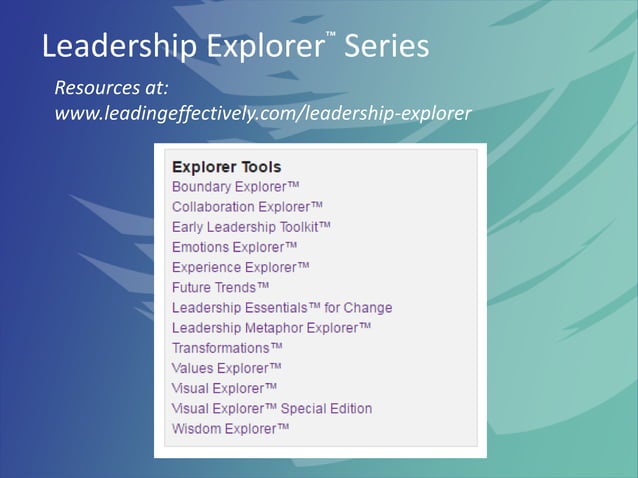 Leadership Metaphor Explorer CCL Labs Webinar Series | PPT