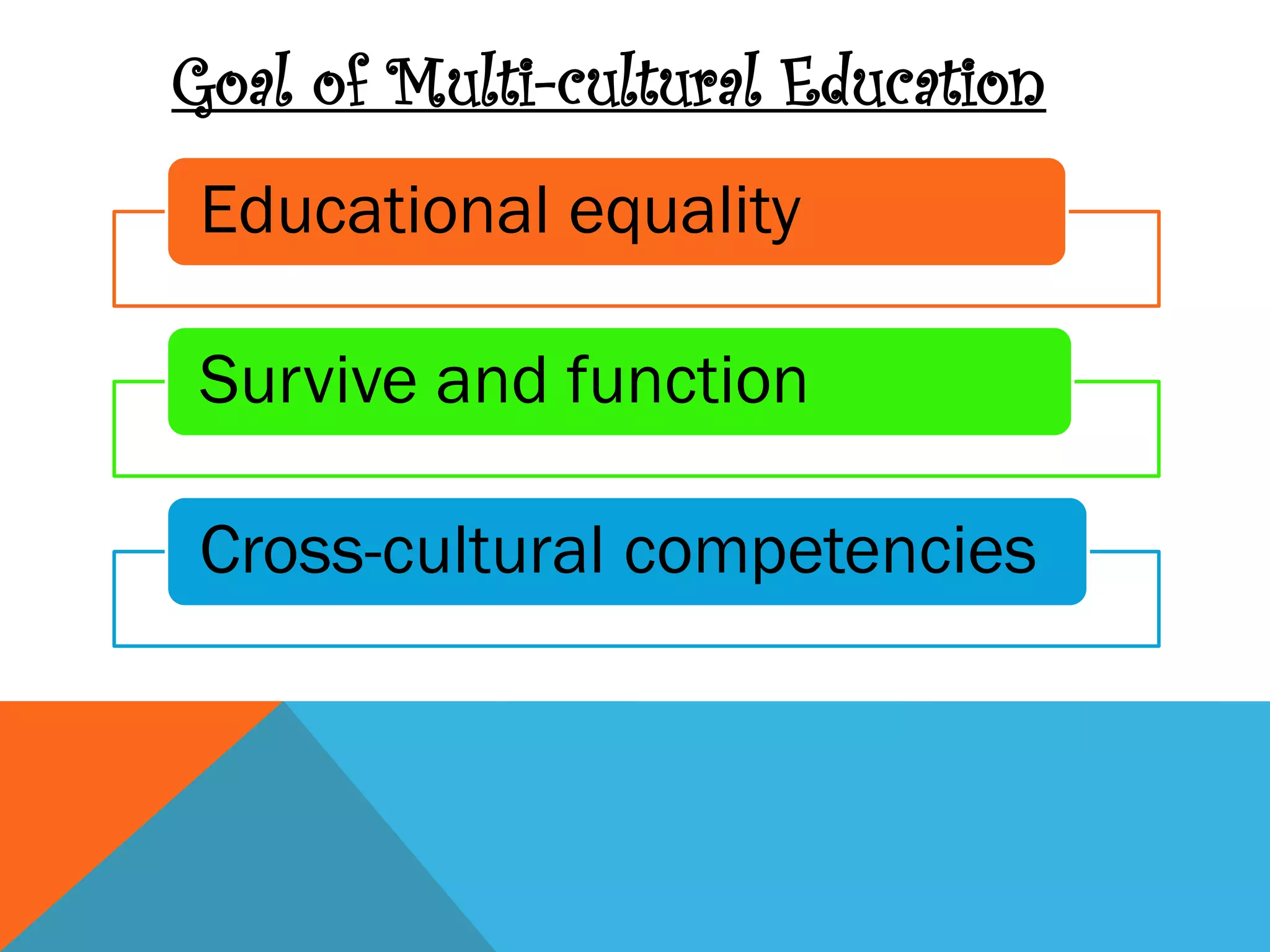 Multi-cultural Educ | PDF