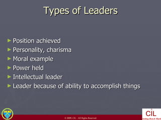 Leadership new ppt dsi | PPT