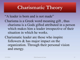Leadership (organizatinal behavior) | PPTX