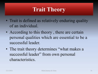 Leadership (organizatinal behavior) | PPTX