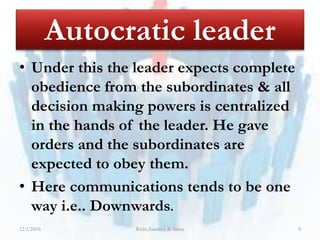 Leadership (organizatinal behavior) | PPTX