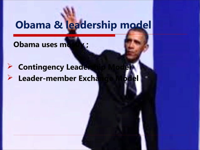 Leadership of barack obama | PPT | Free Download