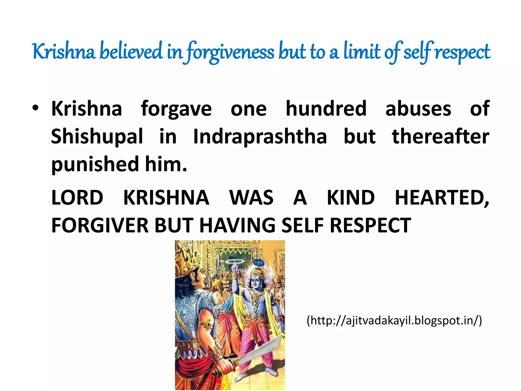 Leadership of lord krishna | PPTX