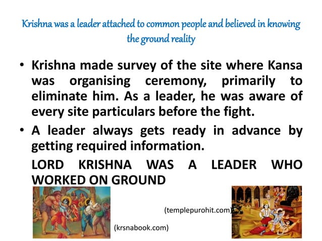 Leadership of lord krishna | PPTX