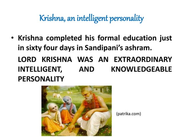 Leadership of lord krishna | PPTX