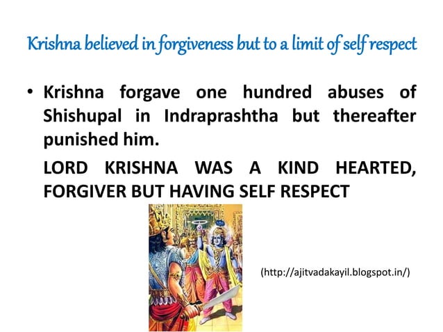 Leadership of lord krishna | PPTX