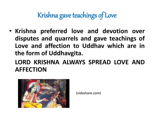 Leadership of lord krishna | PPTX