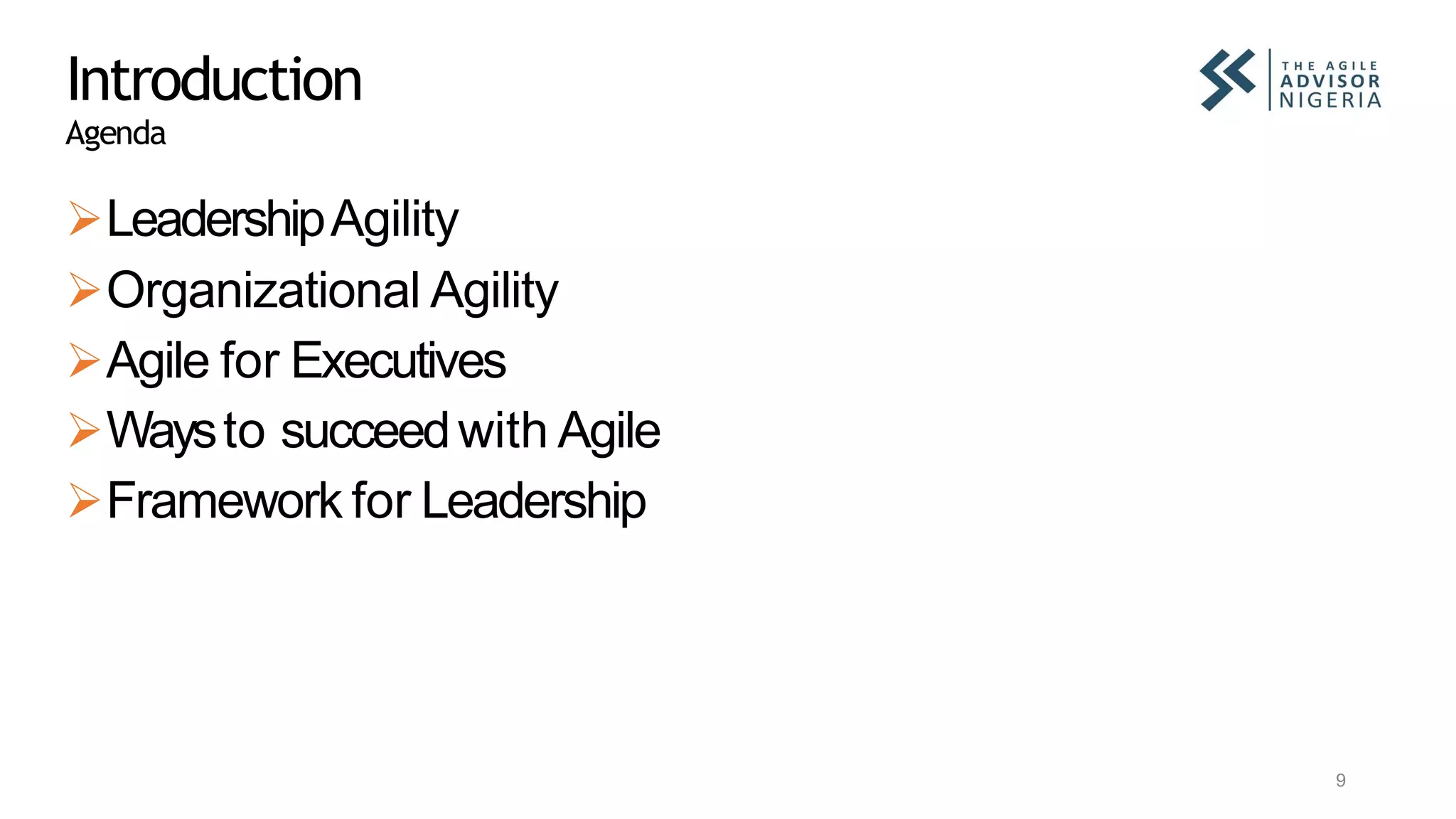 Leadership And Organizational Agility | PDF