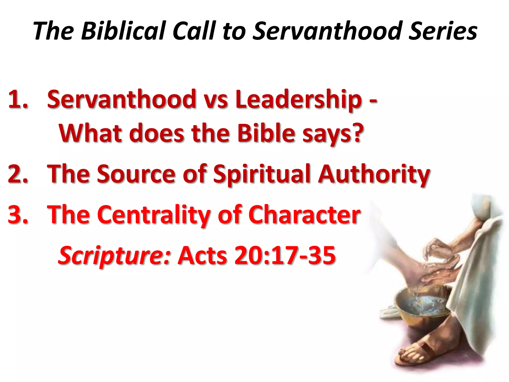 Leadership or servanthood pt 3 by rev hwa yung | PDF