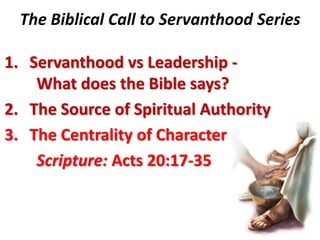 Leadership or servanthood pt 3 by rev hwa yung | PDF