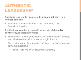 Theories & Approaches to Leadership: An Overview | PPT