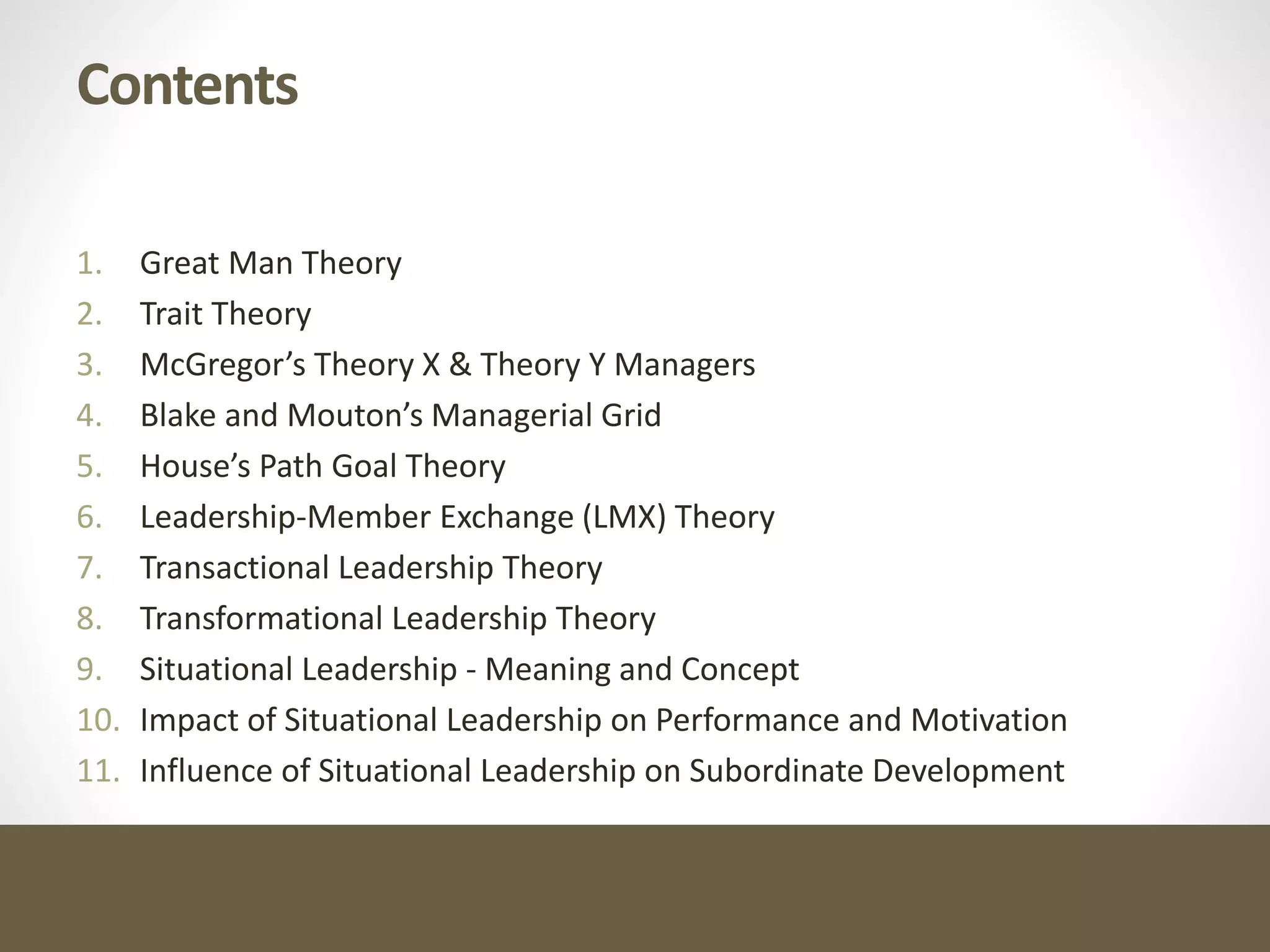 Leadership part 2 leadership theories | PPTX
