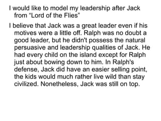 Leadership plan | ODP