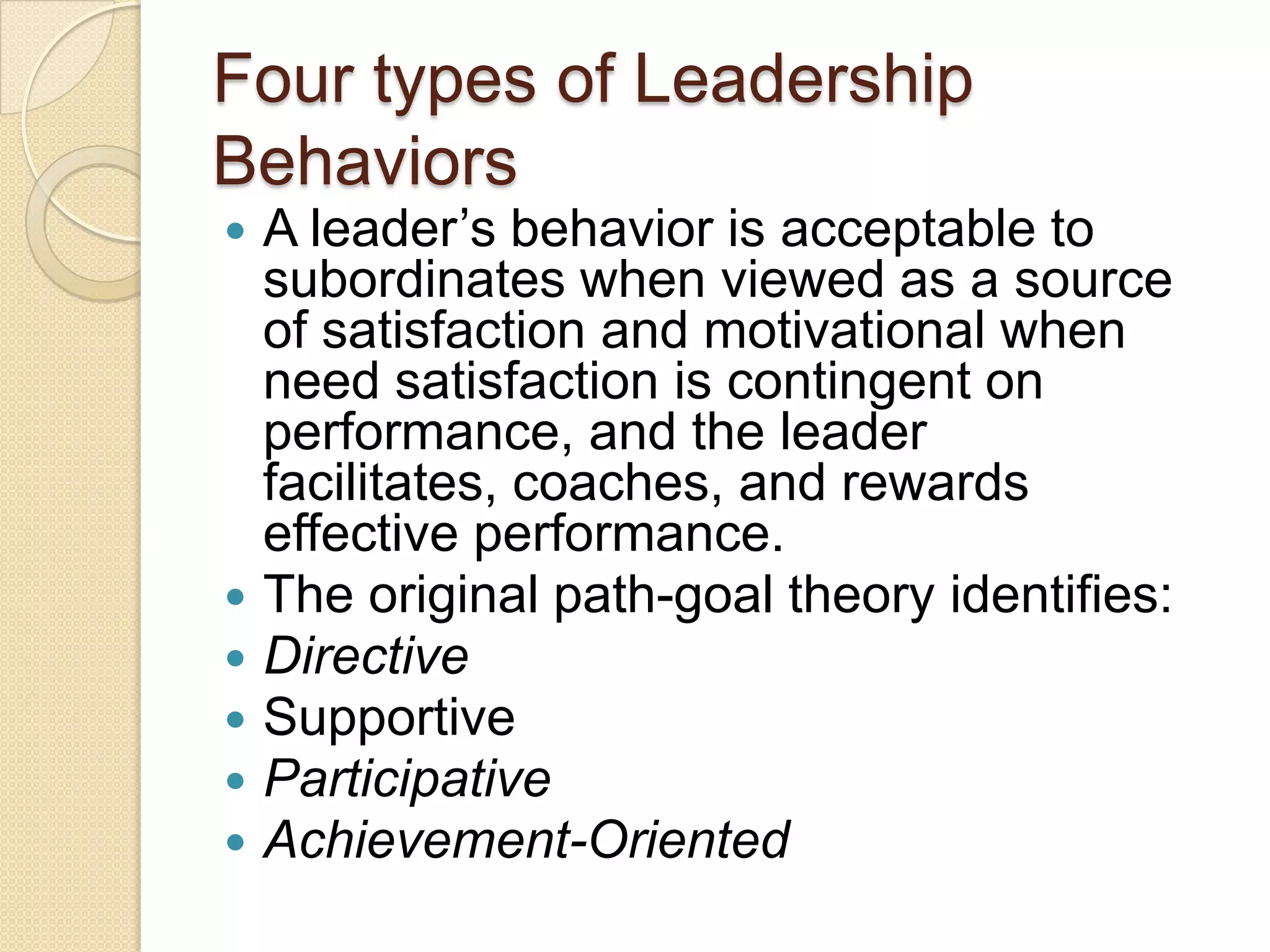 Leadership power point | PPT