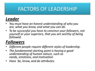 leadership ppt of the leadership qualities | PPT