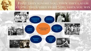 Leadership ppt mk gandhi | PPTX