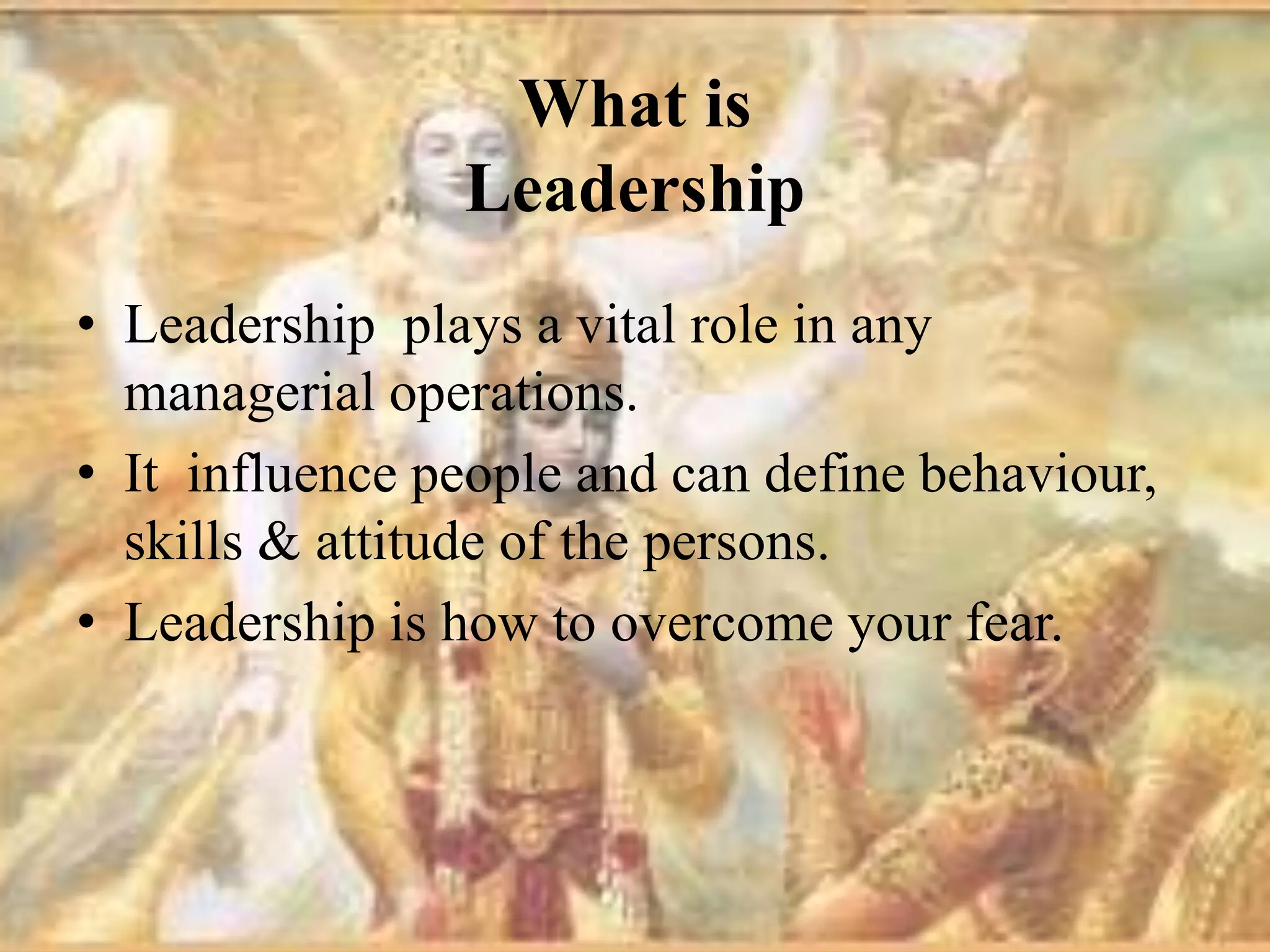 Leadership PPt on Lord Krishna | PPTX