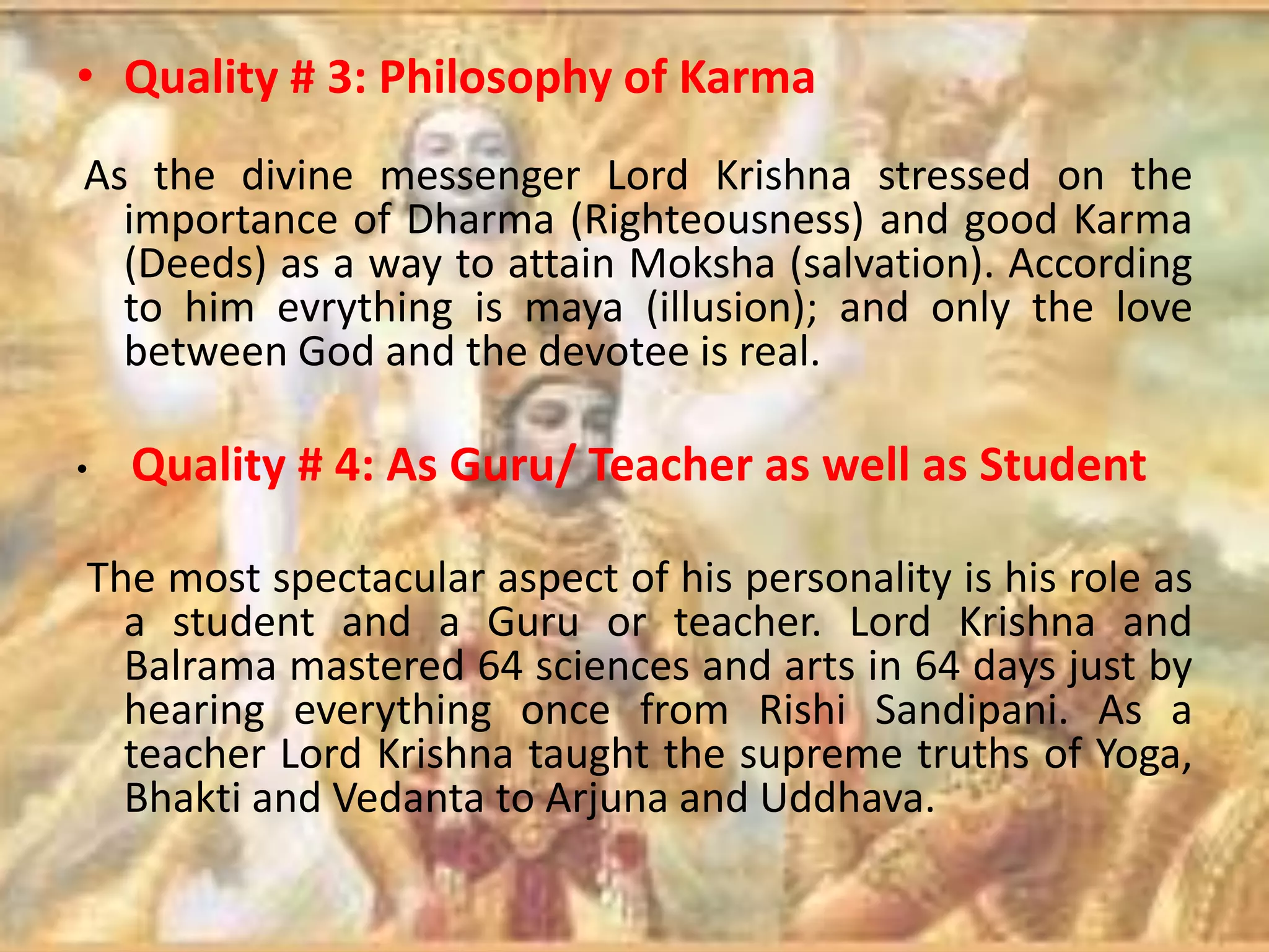 Leadership PPt on Lord Krishna | PPTX