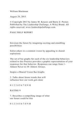 Leadership PracticesInventoryJAMES M. KOUZES & BARRY Z. PO.docx