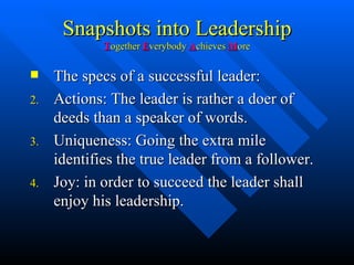 Leadership presentation. | PPT