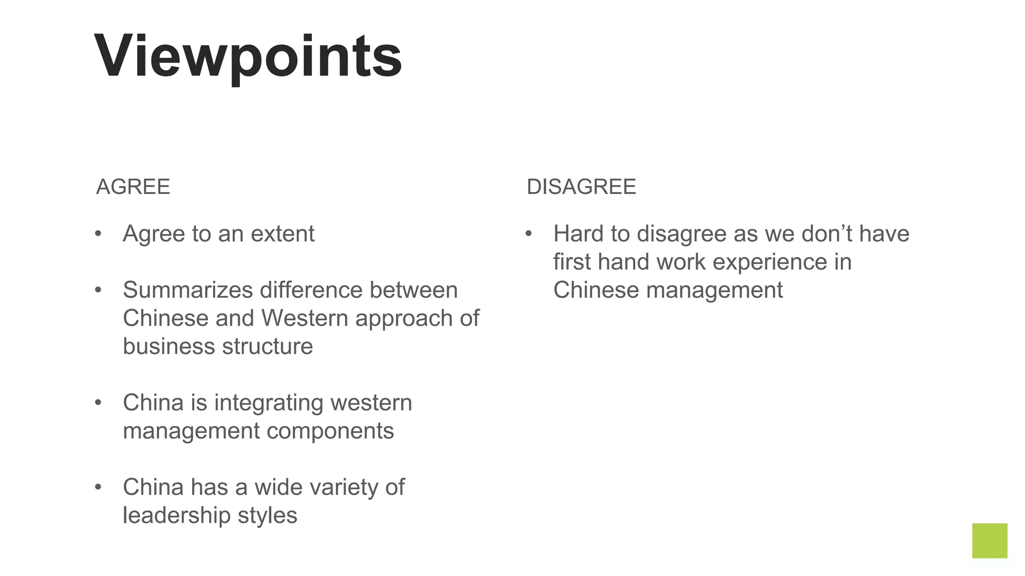 China vs Western Leadership | PPTX
