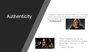 Leading With Authenticity, Vulnerability, Inclusivity, Trust, and ...